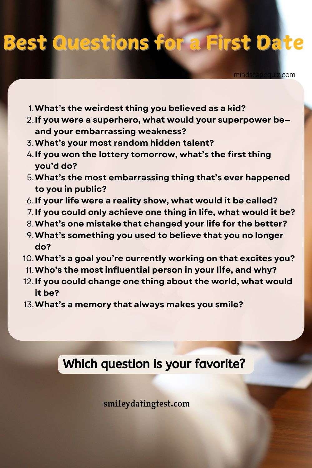 59 Great Questions for a First Date to Spark Real Connection 2026 ...